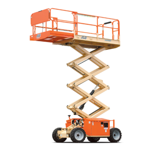 26' Scissor Lift - LC, w/Out-Riggers – Skyworks LLC